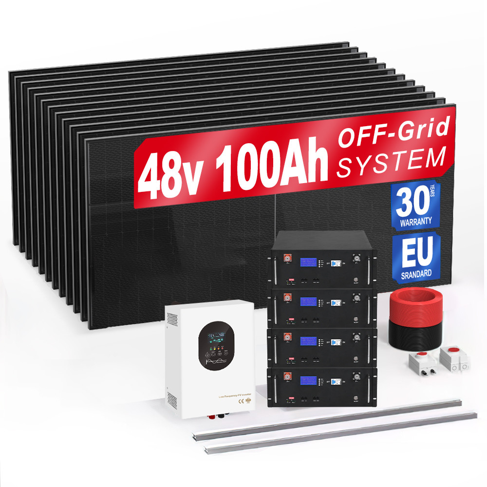 Off Grid Solar Energy Storage System Lfp Lifepo4 Battery Power Wall ...